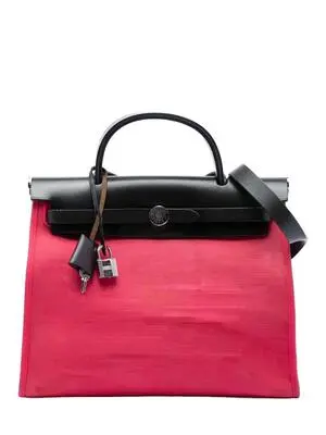 Hermès 2017 Herbag Zip 31 Satchel - Pink