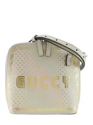 Gucci Mini Guccy Sega Crossbody Bag - White