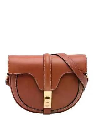 Celine Small Calfskin Besace 16 Crossbody Bag - Brown