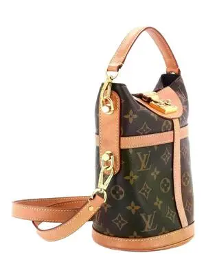 LOUIS VUITTON Duffle Bucket Bag Monogram Canvas - Brown