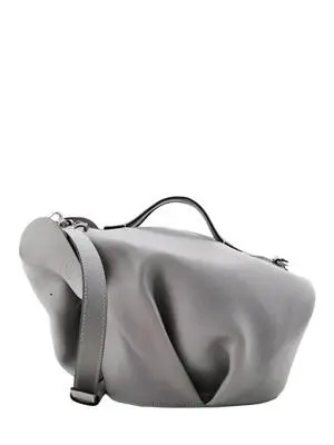 Loewe Elephant Leather Satchel - Grey