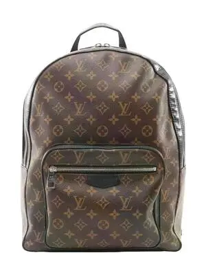 LOUIS VUITTON 2018 Monogram Macassar Josh Backpack - Brown