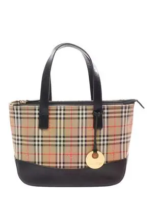 Burberry 2000-2017 Nova Check Handbag - Brown