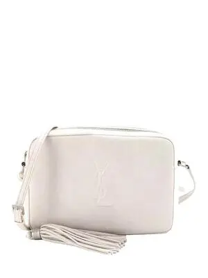 Saint Laurent Lou Camera Crossbody Bag Leather Small - Neutrals