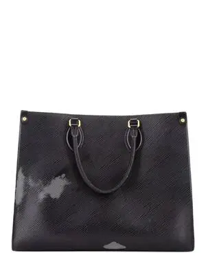 LOUIS VUITTON Onthego Mm Tote Bag Epi Leather - Black