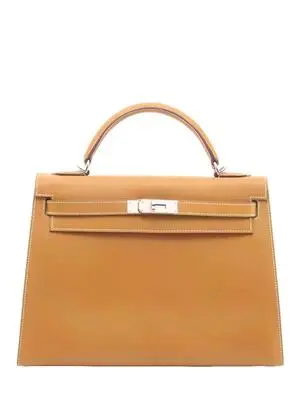 HERMÈS Hermès Kelly 32 Chamonix Leather Handbag