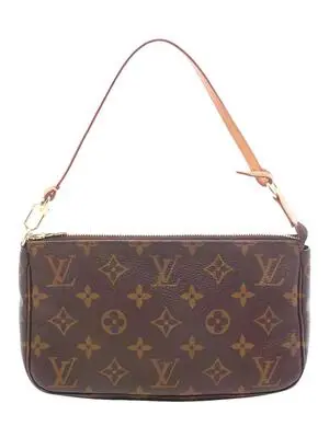LOUIS VUITTON 2000 Monogram Pochette Accessoires - Brown