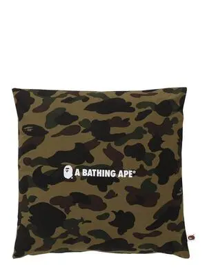A BATHING APE 1st Camo Square Cushion - Green