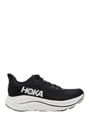 HOKA® Clifton 10 Mesh-knit Sneakers - Black