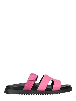 Steve Madden Missile Leather Sandals - Pink