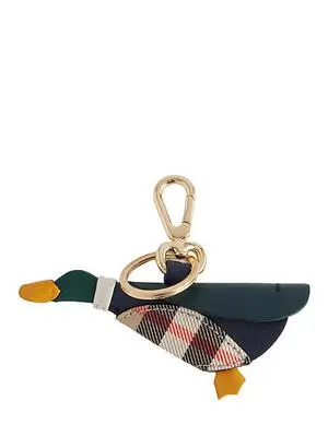Burberry Duck Leather Bag Charm - Vine