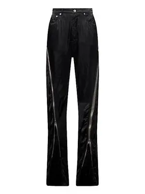 Rick Owens Bolan Banana Satin Trousers - Black