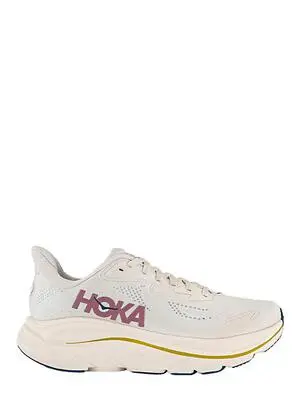 DECKERS HOKA Woven Low Top Trainers - Birch Alabaster F