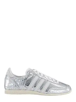 Adidas Leather Trainers - Silver Metallic Silver M