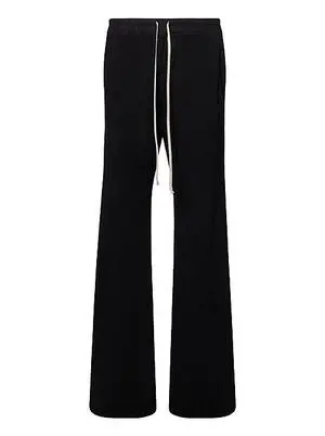 Rick Owens Wide-leg Cotton-jersey Trousers - Black