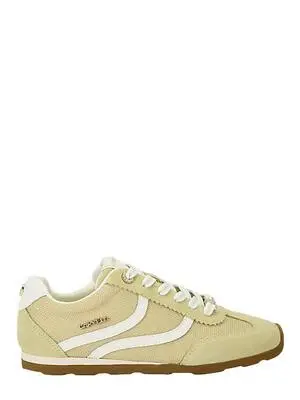 Carvela Florence Suede And Mesh Trainers - Mustard
