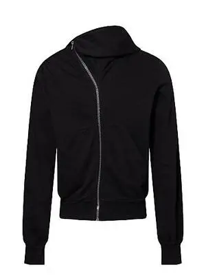 Rick Owens Cotton Zip-up Hoody - Black