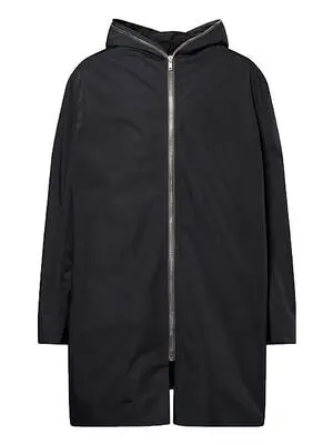 Rick Owens Gimp Zip-up Hooded Woven Coat - Black