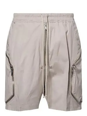 Rick Owens Cotton-blend Cargo Shorts - Pearl
