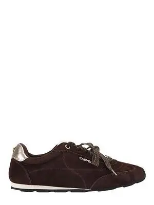 Carvela Tivoli Suede Trainers - Dark Brown