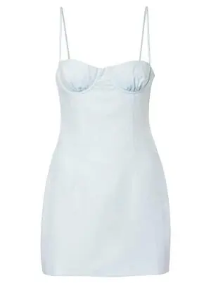SIR. Linen Minidress - Blue