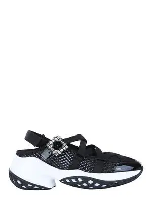 ROGER VIVIER Viv Run Strass Sneakers - Black