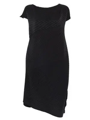 Issey Miyake Asymmetric Midi Dress - Black