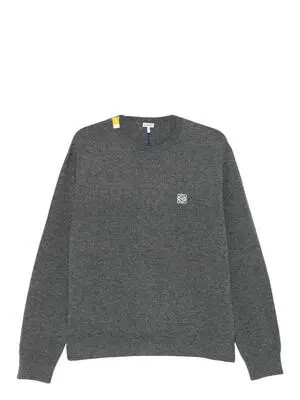 Loewe Anagram Wool Sweater - Grey