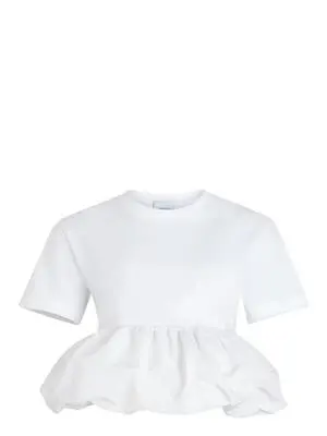 PATOU T-Shirt With Ruffle Hem