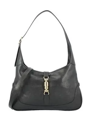 Gucci Jackie 1961 Medium Leather Shoulder Bag - Black