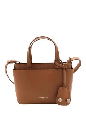 Fabiana Filippi Leather Tote Bag - Brown