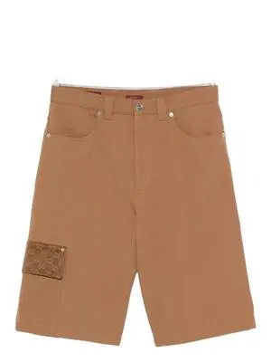 Gucci Cotton Bermuda Shorts - Beige