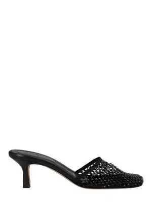 ALYSI Heeled Mules - Black