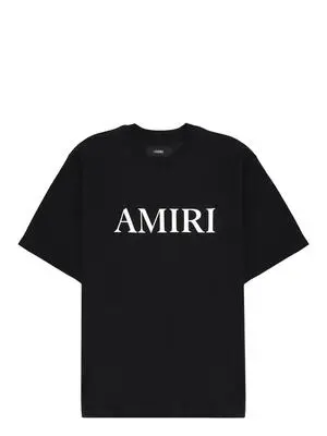 Amiri T-shirt With Logo - Black