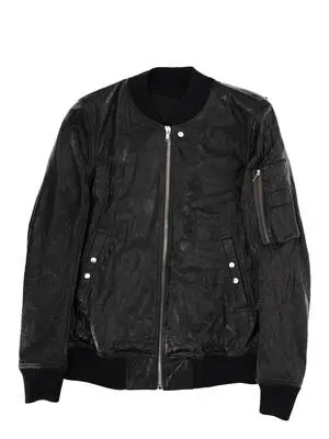 Rick Owens Classic Flight Bomber Jacket - Black