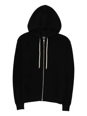 Rick Owens Zipper Hooded Shirt - Black