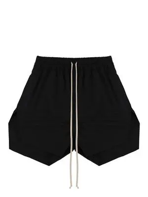 Rick Owens Cotton Shorts - Black