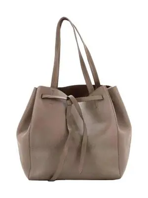 Celine Phantom Tie Cabas Small Tote Bag - Brown