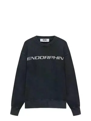 MSGM Round-neck Sweatshirt - Grey