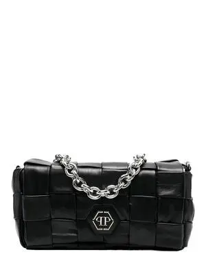 Philipp Plein Hexagon Medium Shoulder Bag - Black