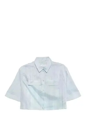 Maison Kitsuné Striped Shirt - Blue