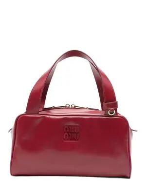 Miu Miu Embossed Softy Shoulder Bag - Red