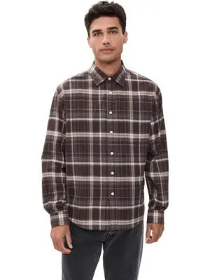 Nn07 Deon Plaid Shirt - Dusky Port
