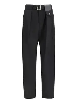 Loewe Pleated Trousers - Black