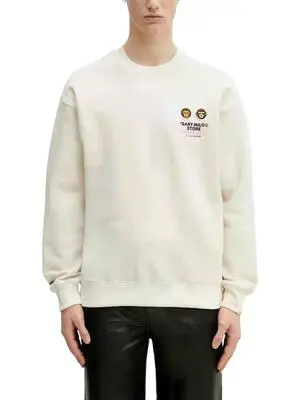AAPE BY *A BATHING APE X Baby Milo Store Aapeunvs Crew Neck Sweatshirt - Neutrals