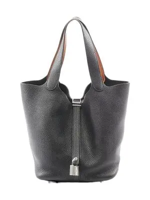 Hermès 2017 Picotin Lock Handbag - Black