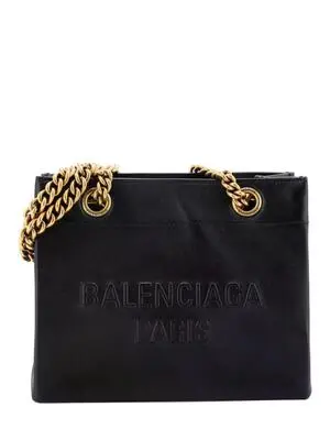 Balenciaga Duty Free Chain Small Tote Bag - Black