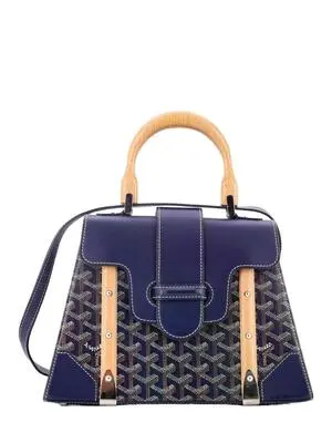 Goyard Saigon Top Handle Pm Satchel - Blue