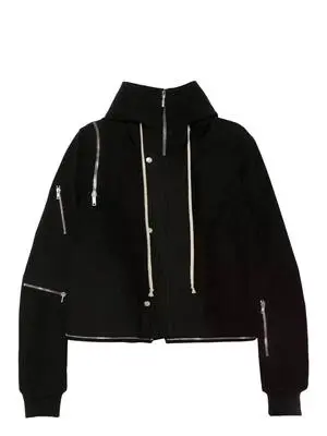 Rick Owens Cropped Headon Jacket - Black