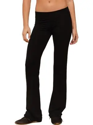 EDIKTED Callan Flare Pants - Black